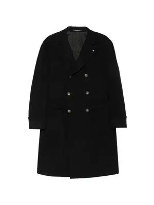 Tagliatore Double-breasted Peak-lapel Coat