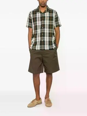 Barbour Tartan-pattern Seersucker Shirt