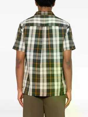 Barbour Tartan-pattern Seersucker Shirt