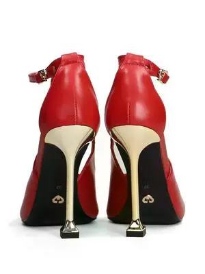 GOLD & ROUGE Biscuit Ankle-strap Sandals