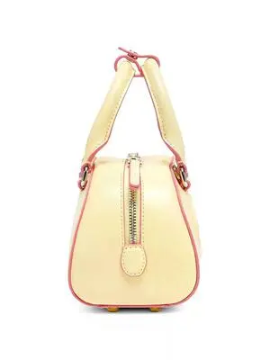 DIESEL® 1dr Dome Leather Tote Bag - Yellow