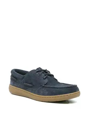 Timberland Suede Boat Shoes - Blue