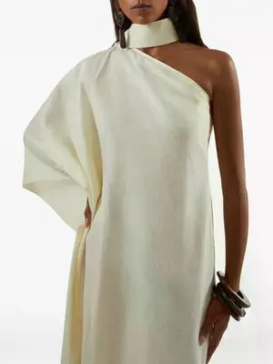 TALLER MARMO Paloma One-shoulder Maxi Dress