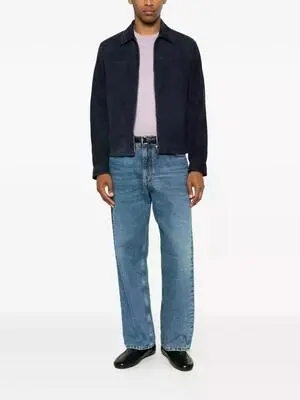 Zegna Suede Zip-up Jacket