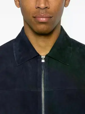 Zegna Suede Zip-up Jacket