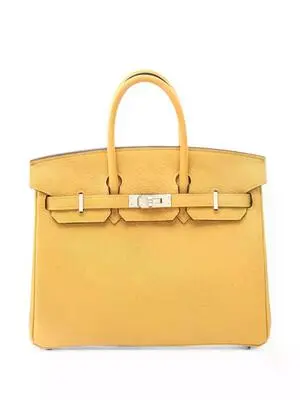Hermès 25 Birkin Tote Bag - Yellow