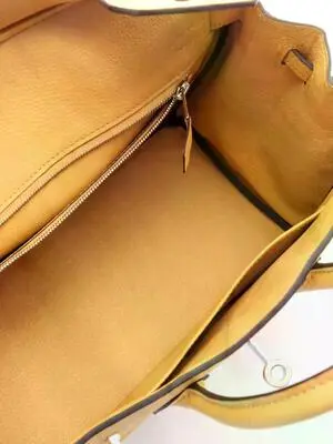 Hermès 25 Birkin Tote Bag - Yellow