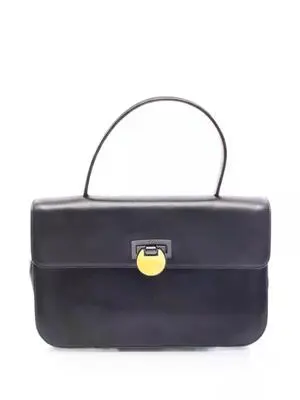 Givenchy 2000s Leather Tote Bag - Black