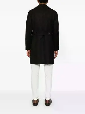Tagliatore Arden Double-breasted Coat - Brown