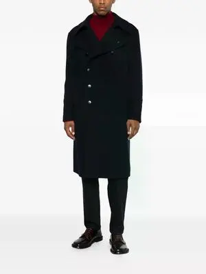 Tagliatore Double-breasted Twill-weave Coat