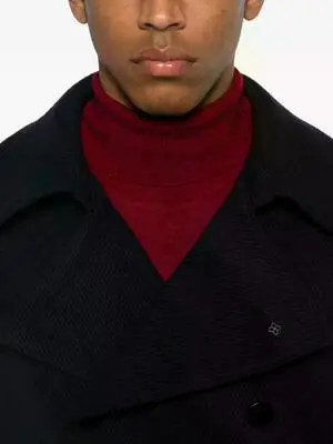 Tagliatore Double-breasted Twill-weave Coat