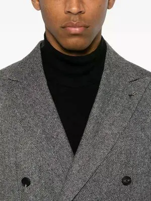 Tagliatore Herringbone Double-breasted Blazer