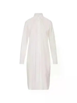 JIL SANDER Pleated Collar Shirt Dress