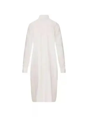 JIL SANDER Pleated Collar Shirt Dress