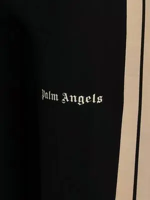 Palm Angels Logo Print Side Stripe Trousers