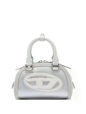 DIESEL® 1dr Mini Dome Crossbody Bag - Grey