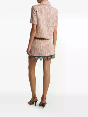 Etro Check Tweed Jacquard Jacket