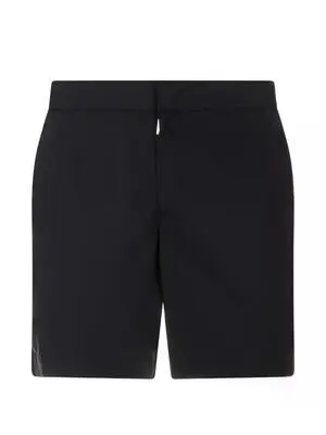 Fedeli Swim Shorts With Carabiner Detail - Black