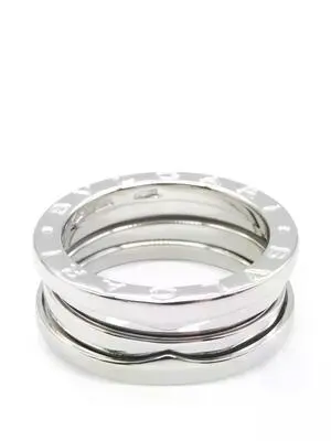 BVLGARI B.zero1 Ring In 18k White Gold - Silver