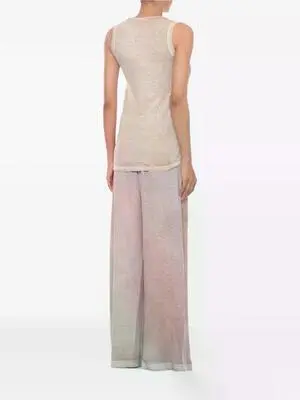Avant Toi Linen Knit Sleeveless Vest