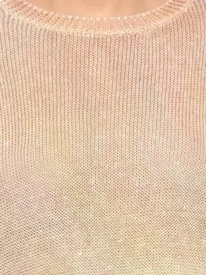 Avant Toi Ombré Effect Open Knit Sweater