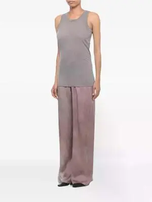 Avant Toi Scoop Neck Jersey Vest - Grey