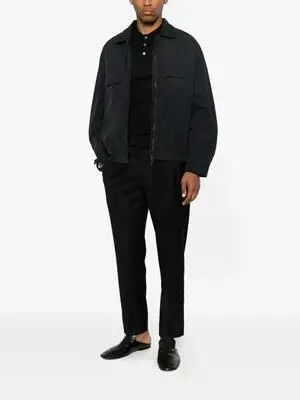 LOW BRAND Overseas Pleated Elasticated-waistband Trousers