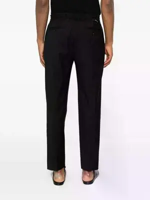 LOW BRAND Overseas Pleated Elasticated-waistband Trousers