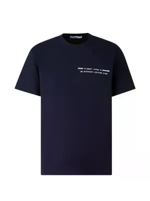Givenchy Logo-print Cotton T-shirt - Blue