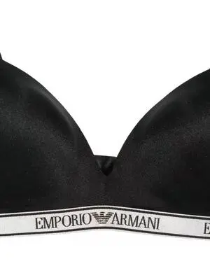 Emporio Armani Logo-tape Triangle Bra
