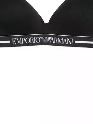 Emporio Armani Logo-tape Triangle Bra