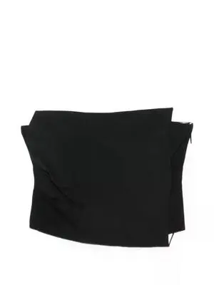 SIR. Rivoli Pinstripe Bandeau Top - Black