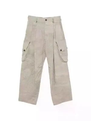 ZIGGY CHEN Sage Cargo Drop-crotch Trousers