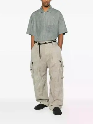ZIGGY CHEN Sage Cargo Drop-crotch Trousers