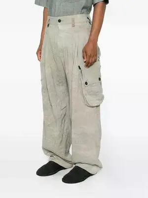 ZIGGY CHEN Sage Cargo Drop-crotch Trousers
