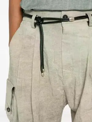 ZIGGY CHEN Sage Cargo Drop-crotch Trousers