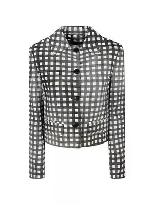 Ermanno Scervino Gingham-check Button-up Jacket