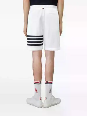 Thom Browne Ripstop 4-bar Track Shorts - White