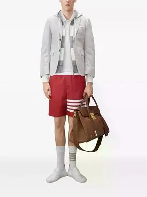Thom Browne Hector Dog Intarsia Hoodie