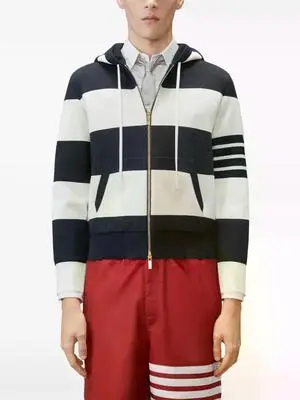 Thom Browne Hector 4-bar Striped Hoodie