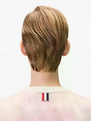 Thom Browne Hector Intarsia 4-bar T-shirt