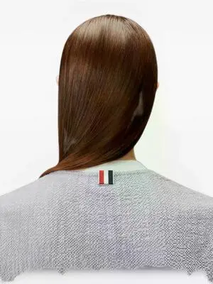 Thom Browne Cotton-tweed Rwb-stripe T-shirt