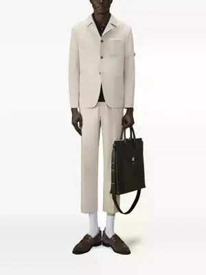 Thom Browne Textured-knit Chest-pocket Polo Shirt