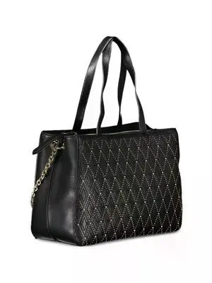 MARIO VALENTINO Diamond Pattern Studded Tote Bag