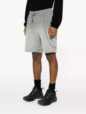 Off-White Logo-print Piped Shorts
