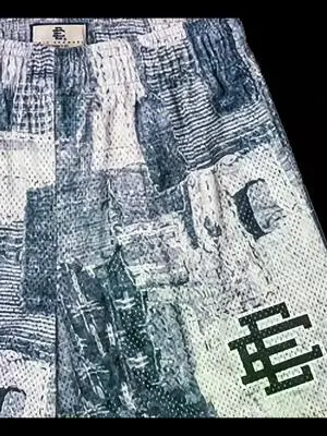 ERIC EMANUEL Boro Patchwork Shorts