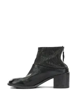 Moma Panelled Leather Ankle Boots