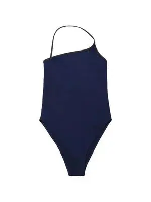 LIDO Sessantasei Asymmetric Neck Swimsuit - Blue