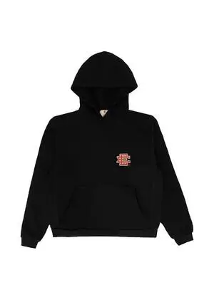 ERIC EMANUEL Logo Print Hoodie - Black