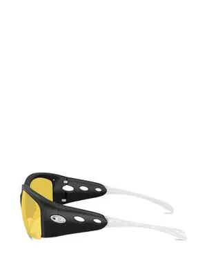 DIESEL® Semi-rimless Wrap-around Sunglasses
